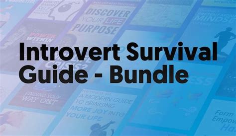 Introvert Survival Guide Plr Bundle Get 4 Done For You Brandable