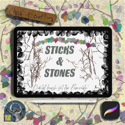 Sticks And Stone Art Etsy