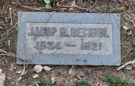 Jacob Milton “james” Bechtol 1834 1921 Find A Grave Memorial