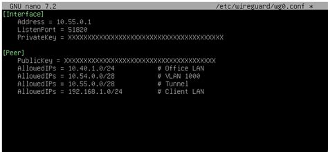 Debian Linux Routing Using WireGuard Server Fault