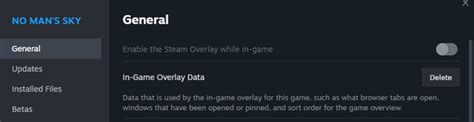 I Cant Turn On Steam Overlay For Nms Best Way To Record Gameplay