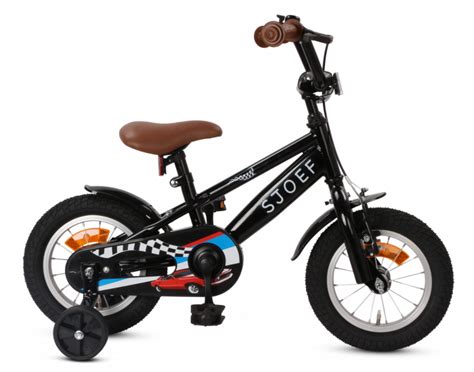 Sjoef Race Jongensfiets 12 Inch Zwart