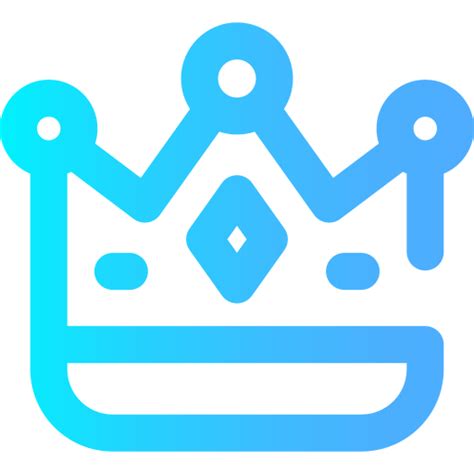 Crown Super Basic Omission Gradient Icon Crown Super Basic Omission Gradient Icon
