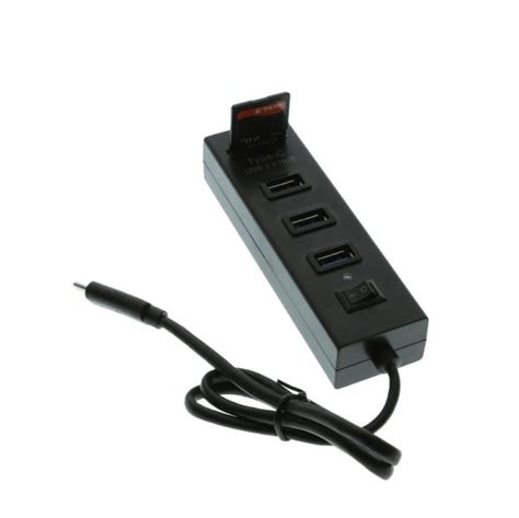 USB Type C Port Hub With SD Card Reader Combo