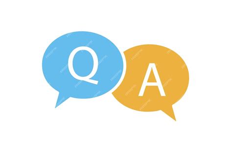 Premium Vector Questions And Answers Speech Bubble Icon Q And A Button On White Background