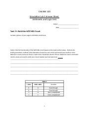 SimulationLab Template Ver CSE EEE Simulation Lab Answer Sheet Arithmetic And