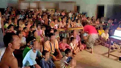 ကနီမြို့နယ်တွင် တော်လှန်ရေး ရုပ်ရှင် ပြသပြီး စစ်အာဏာရှင် ဆန့်ကျင်ရေး