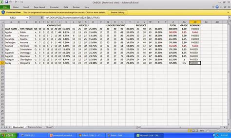 HUBOGXERCISES Exercise MS Excel