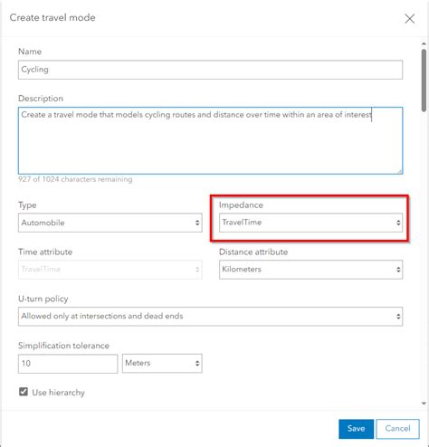 How To Configure A Travel Mode For Cycling In Arcgis Pro Arcgis