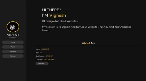 Codepen A Pen By Vignesh C
