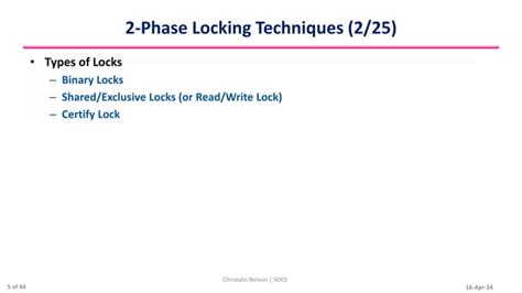 concurrency control in database management system pdf