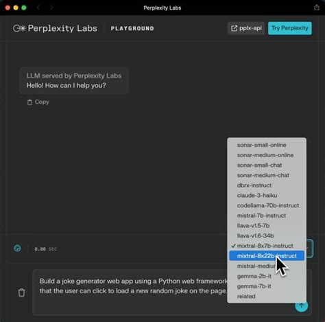 we ve added mixtral 8x22b instruct to labs and our api try it here
