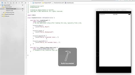 Threading And Concurrency With Grand Central Dispatch And Swift 20 Youtube