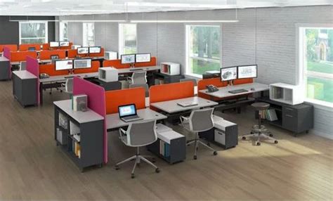 Rectangular Modular Workstation Furniture For Office At ₹ 1250 Sq Ft In Navi Mumbai
