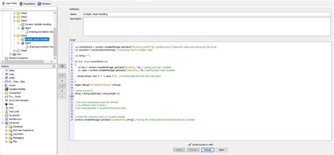 Handling Variable Number Of Request Parameters In Neoload