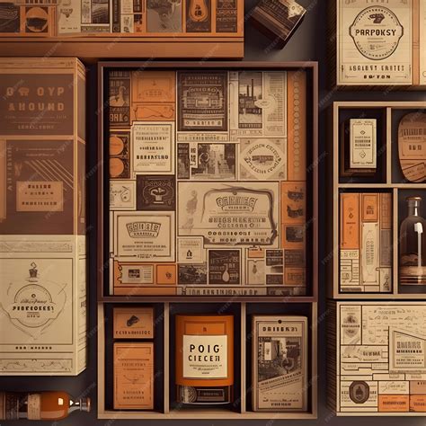 Premium Vector Box Mockup Design Packaging Visualization Virtual Box
