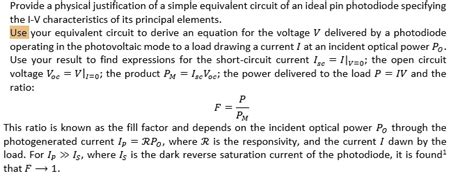 Solved Provide A Physical Justification Of A Simple Equivalent Circuit