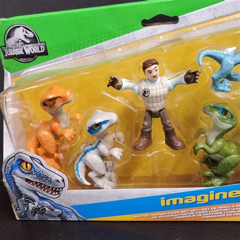 Imaginext Jurassic World Raptor Trainer Owen T Set Raptors Dominion
