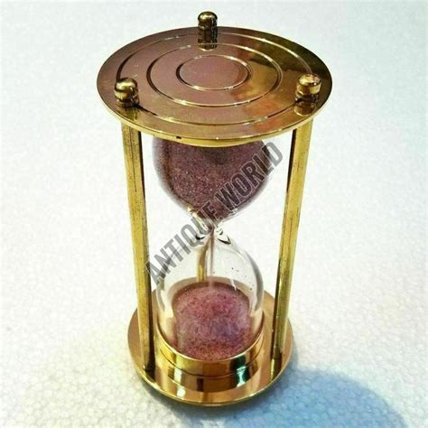 Decorative Collectible Vintage Brass Sand Timer Manufacturer Supplier From Haridwar