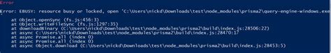 Prisma2 Dev Error With Sqlite On Windows · Issue 1204 · Prismaprisma