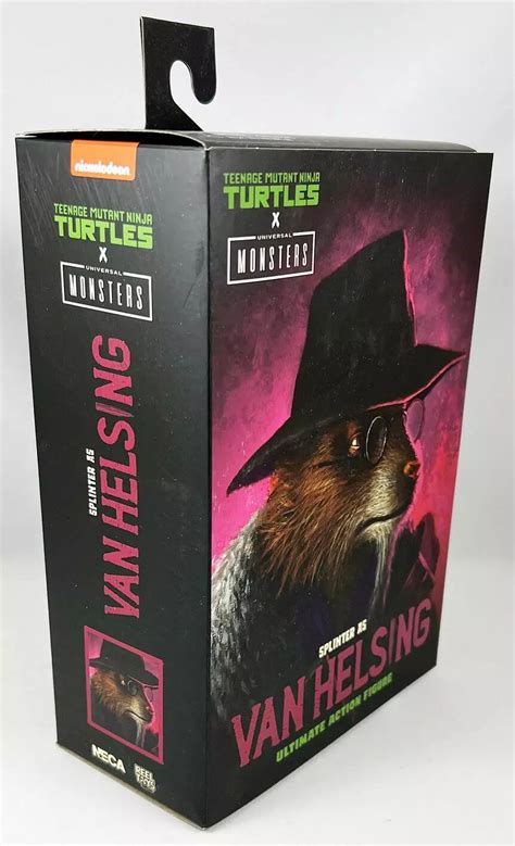 Tmnt Tortues Ninja Neca Universal Monsters Splinter As Van Helsing