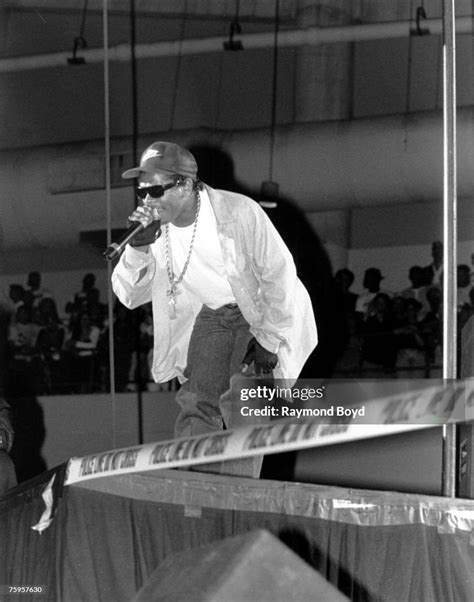 Rapper Eazy E Of N W A Performs During The Straight Outta Compton