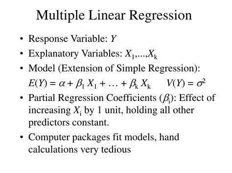 Ppt Multiple Linear Regression Powerpoint Presentation Free Download