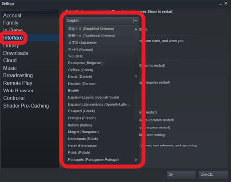 스팀 Steam 한글 설정 방법 총정리 정보킹