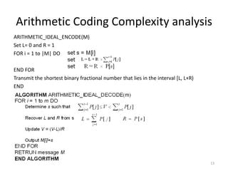 Huffman and Arithmetic coding - Performance analysis | PDF | Programming Languages | Computing