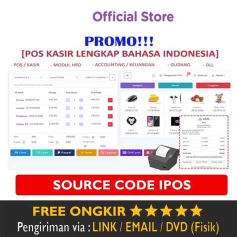 promo source code aplikasi kasir pos ipos hrd keuangan laravel siap