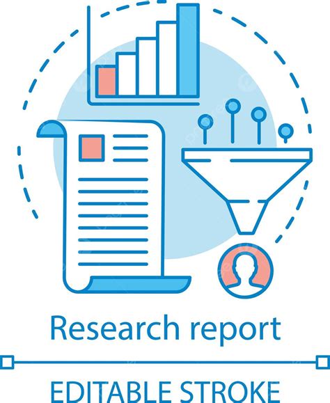 Sales Funnel Research Icon Digital Metrics Editable Stroke Vector Isolated Abstract Symbol