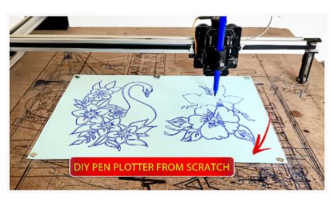 2 Axis Servo Based Cnc Pen Plotter Fully Hand Crafted Share