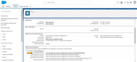 Salesforce Single Sign On
