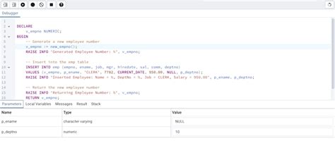 Debugger — Pgadmin 4 911 Documentation
