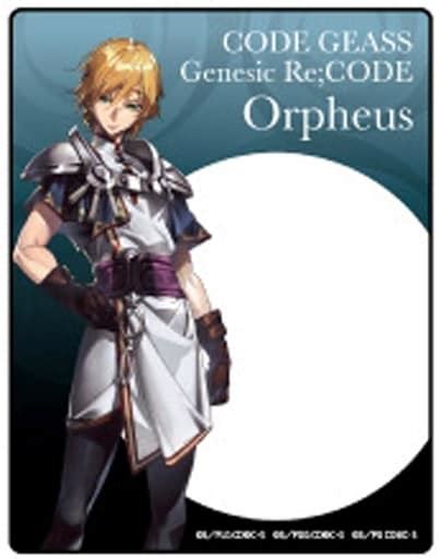 Orpheus Zivon Code Geass Genesic Re Code Acrylic Card 03 Goods