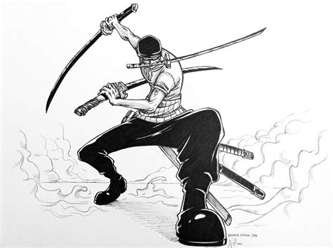 Roronoa Zorro One Piece By Nedist On Deviantart