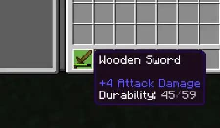 View Item Durability Mod Minecraft Addon