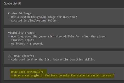 RMMV VisuStella Input Combo Skills Window Opacity RPG Maker Forums