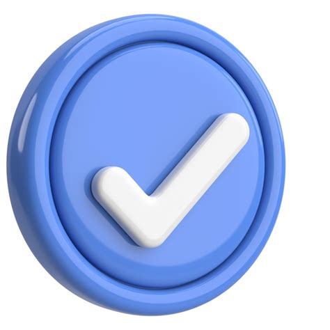 Premium Photo 3d Checkbox Check Mark 3d Illustration