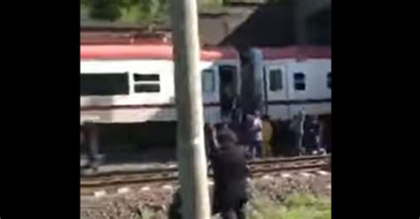 ზუგდიდი თბილისის მატარებლის ვაგონი ლიანდაგიდან გადავიდა