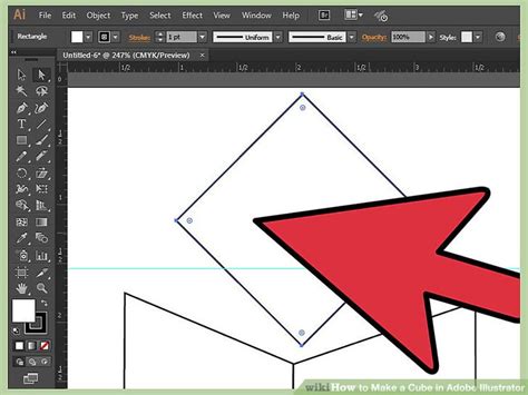 How To Make A Cube In Adobe Illustrator With Pictures Wikihow
