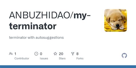 GitHub ANBUZHIDAO My Terminator Terminator With Autosuggestions