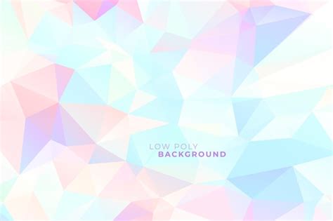 Free Vector Geometric Style Low Poly Texture Vibrant Background Design