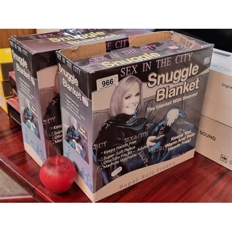 Two Sex In The City Snuggle Blankets Made From Super Soft Fleece Both