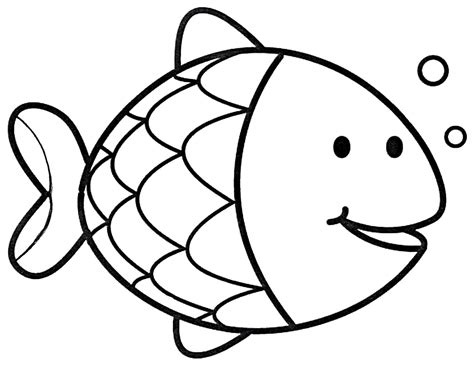 Dibujo De Un Pez Para Imprimir Dibujos Cute Para Imprimir