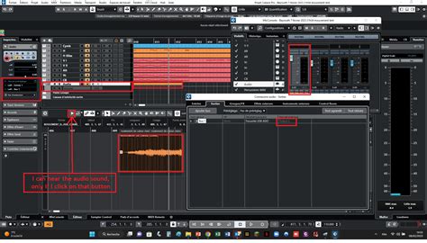 my audio file is not playing with all the other midi sounds in cubase