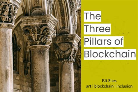 learning center the three pillars of blockchain bit shes