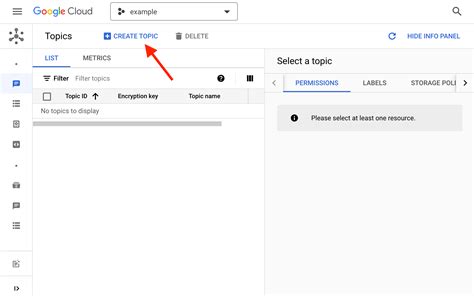 Google Cloud Pub Sub Iconik Help Documentation