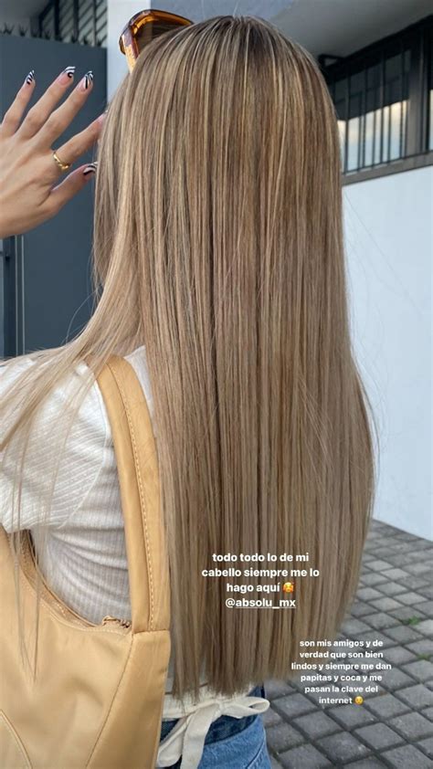 Majo🍒 Tonos Rubios De Cabello Para Morenas Luces En El Cabello Rubio