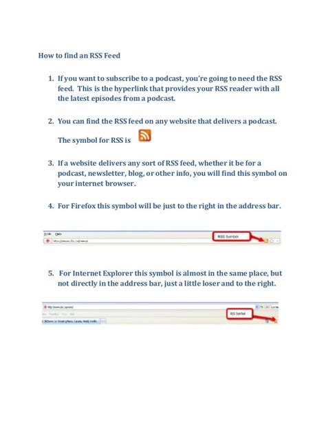 How To Find An Rss Feed